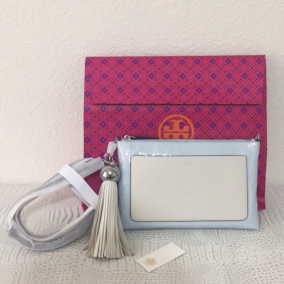 Tory Burch | Bags | New Tory Burch Colorblock Tassel Crossbody Bag ...